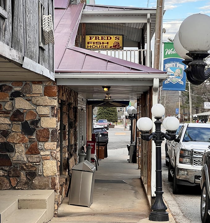 This charming downtown gem looks like where Andy Griffith would take Aunt Bee for catfish.