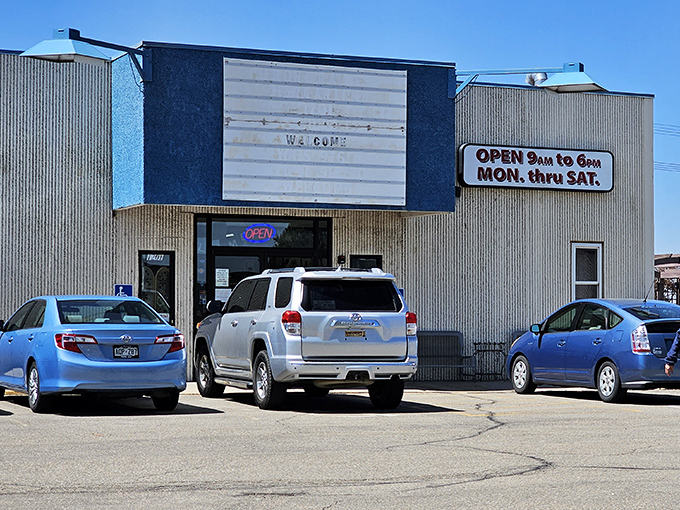 When the sign says "Open 9am to 6pm," you know serious treasure hunting hours await inside.