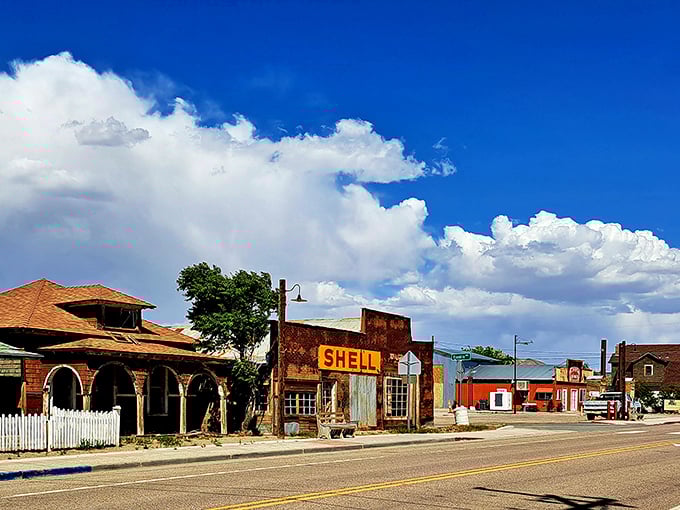 This ghost town with character still shows its colorful personality through well-preserved buildings that whisper stories of Nevada's mining heyday.