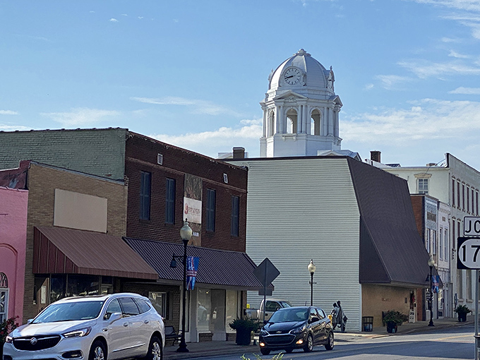 These historic storefronts in Greenville have witnessed generations of hellos, goodbyes, and "you won't believe what I heards."