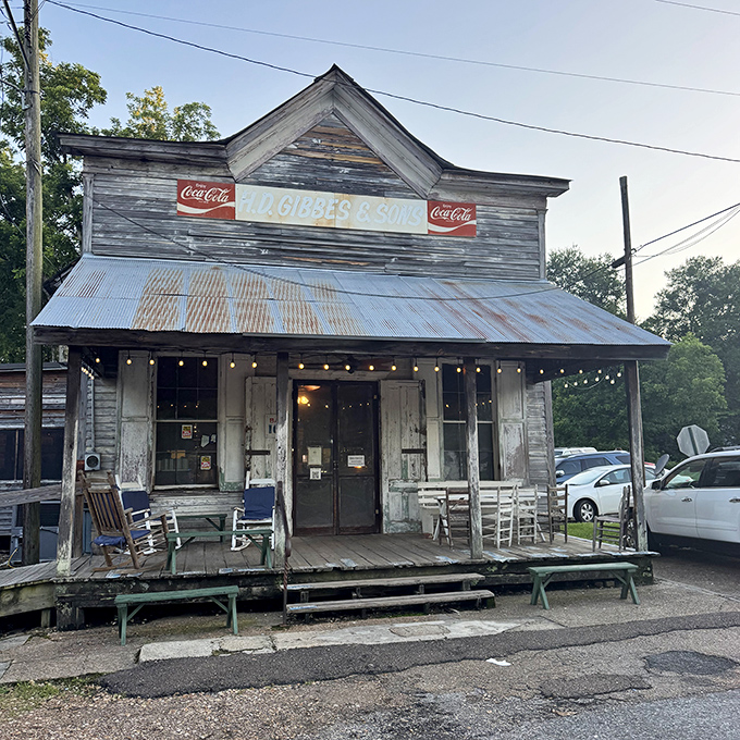 Those vintage Coca-Cola signs promise the kind of authentic experience you can't fake.