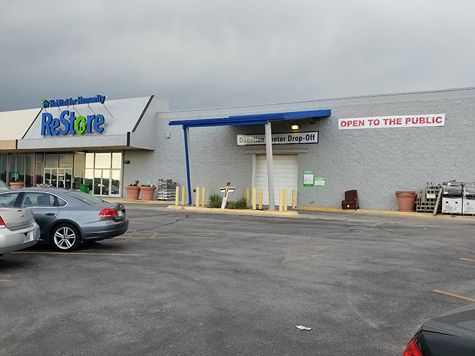 That "Open to the Public" sign isn't just an invitation, it's a promise of endless possibilities inside.