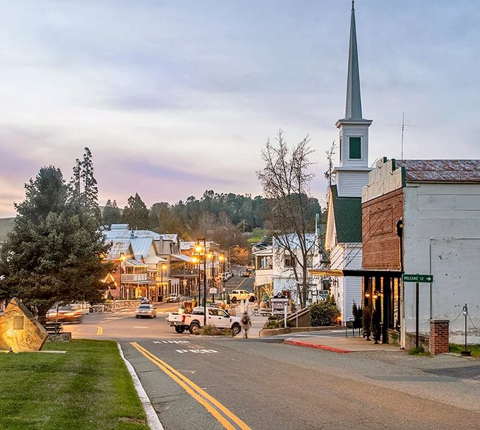 This Central Valley gem offers tree-lined streets perfect for leisurely strolls without the coastal California price tags.
