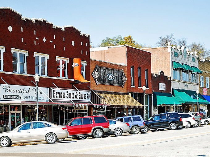 These tree-lined streets make you want to park the car and rediscover the lost art of walking. 