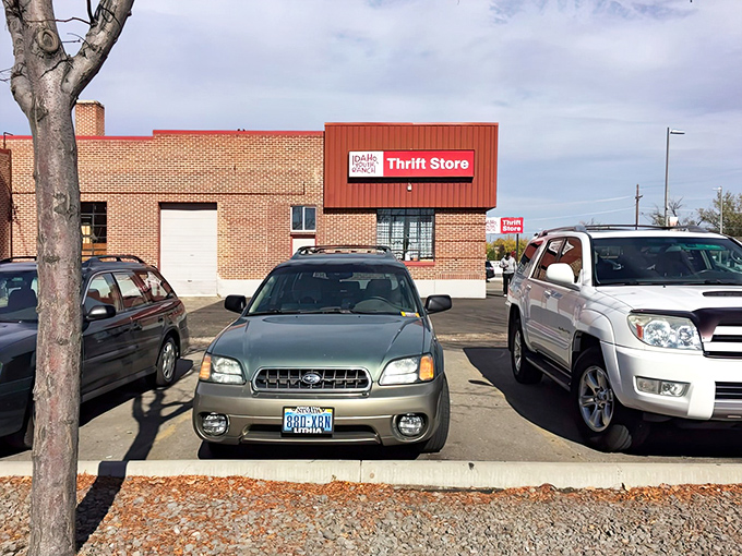 Cars fill the lot at this popular Meridian spot. Idaho Youth Ranch's unassuming exterior hides a wonderland of secondhand finds.