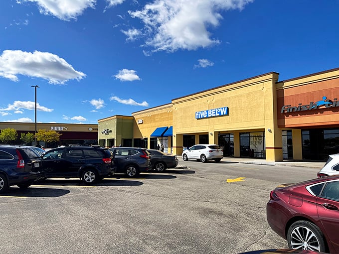 Even the parking lot at Johnson Creek Premium Outlets tells a story&mdash;one of eager shoppers on the hunt for the next great deal.