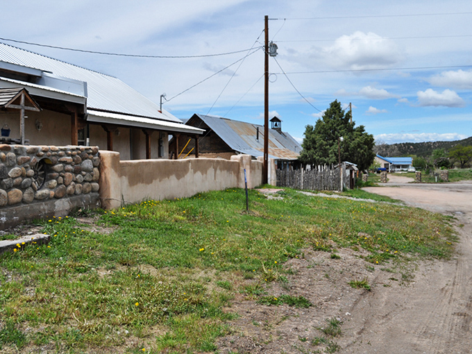 The road through Las Trampas offers a journey back in time, where mountains cradle a village that moves to rhythms older than memory.