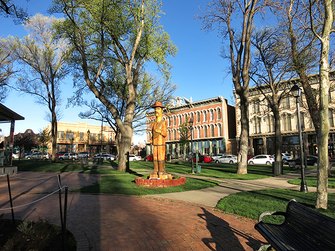 Tree-lined streets and classic buildings create the perfect backdrop for leisurely strolls and friendly conversations.