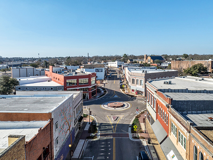 Bird's eye view of Laurel reveals a patchwork of history, community, and Southern charm that's refreshingly affordable.