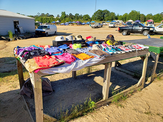 Tables overflow with colorful finds that prove one person's castoff becomes another's perfect treasure discovery.