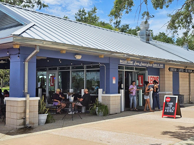 Waterfront dining without the waterfront prices. At Leon's, the only thing between you and Tampa Bay is your lobster roll.