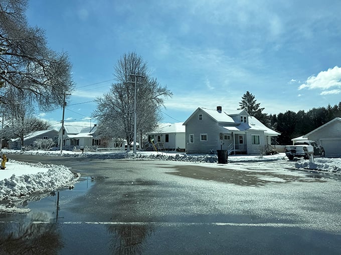 The kind of street where neighbors still wave from their porches and home prices don't require a second mortgage on your soul.