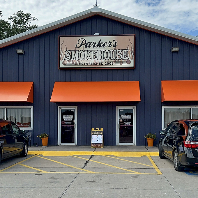 Those bright awnings aren't just for show&mdash;they're sheltering some of the finest smoked meats you'll find in Ashland.