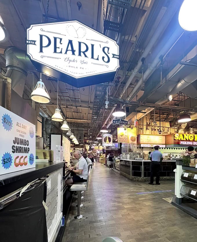 Nothing beats watching skilled hands work their magic on fresh oysters right before your eyes.