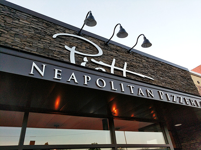 Piatto Neapolitan Pizzeria - where even the sign makes you feel like you've stumbled upon a hidden gem in Italy.