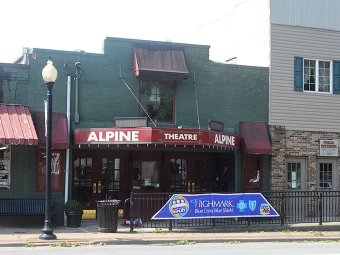 Ripley's historic Alpine Theatre stands as a monument to affordable entertainment. Movies here probably cost what you paid in the 1980s!