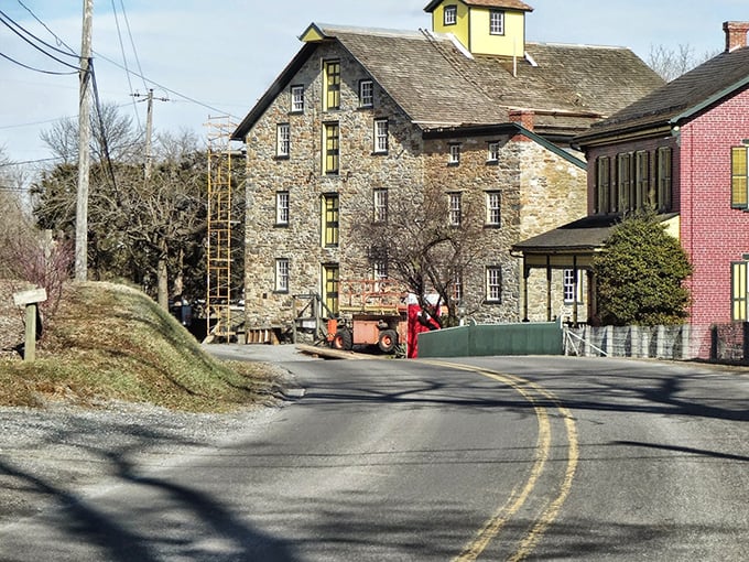 Ancient stone mills stand sentinel over landscapes that have fed families for generations.