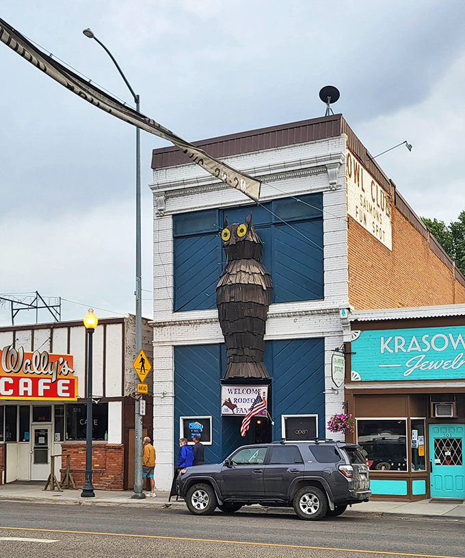 Local businesses line the streets where handshakes still matter more than credit scores.