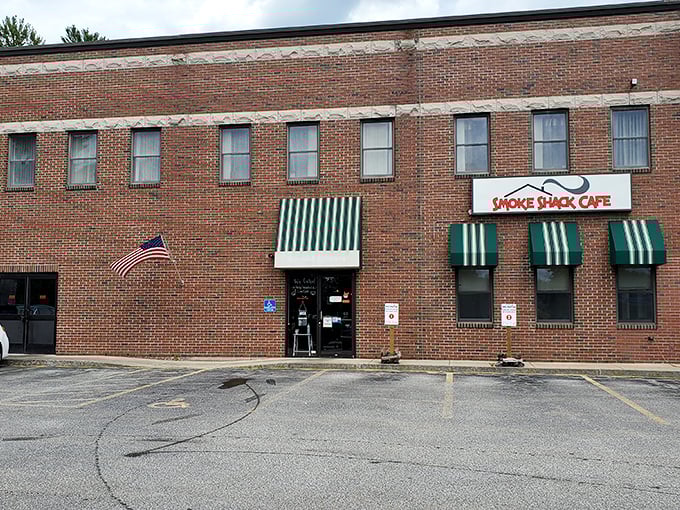 Smoke Shack Cafe looks like it was designed by someone who understands that great BBQ doesn't need fancy surroundings.