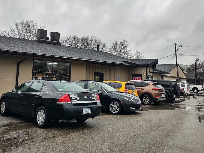 That full parking lot tells the whole story - word spreads fast about places with great deals.