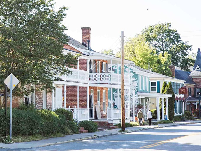 Stone buildings and colorful shops create a storybook setting where time slows down and worries fade away completely.