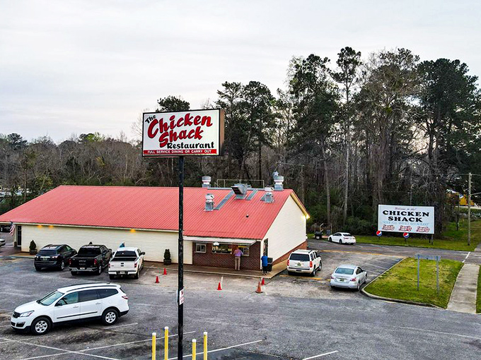 This unassuming roadside spot proves that the best chicken often comes from places without valet parking or fancy menus.