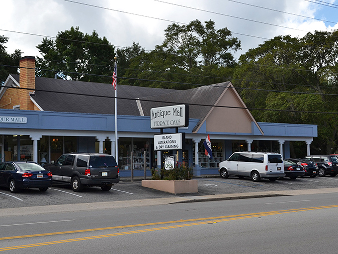 Classic architecture meets vintage dreams in this charming building that's seen more stories than your favorite novel. 