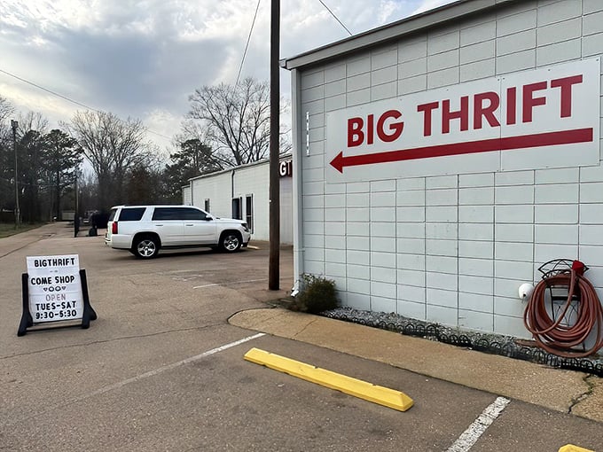 Clean lines and plenty of parking make this thrift destination as welcoming as your favorite neighborhood gathering spot.