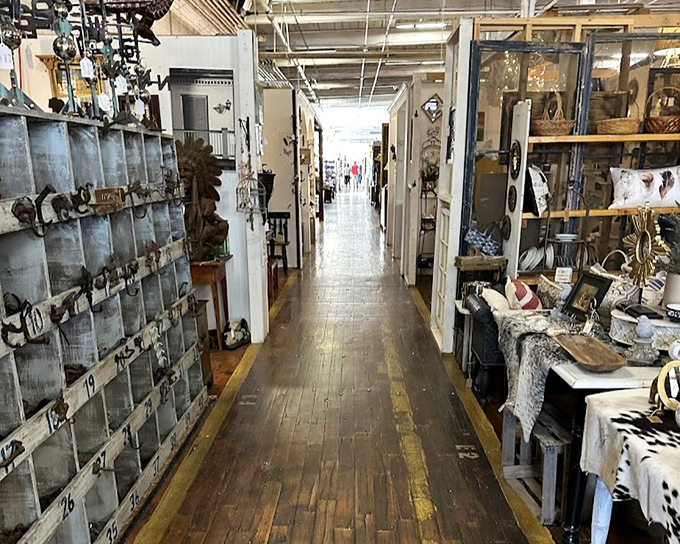 Those large windows flood the space with natural light, making treasure hunting feel less like work and more like play.