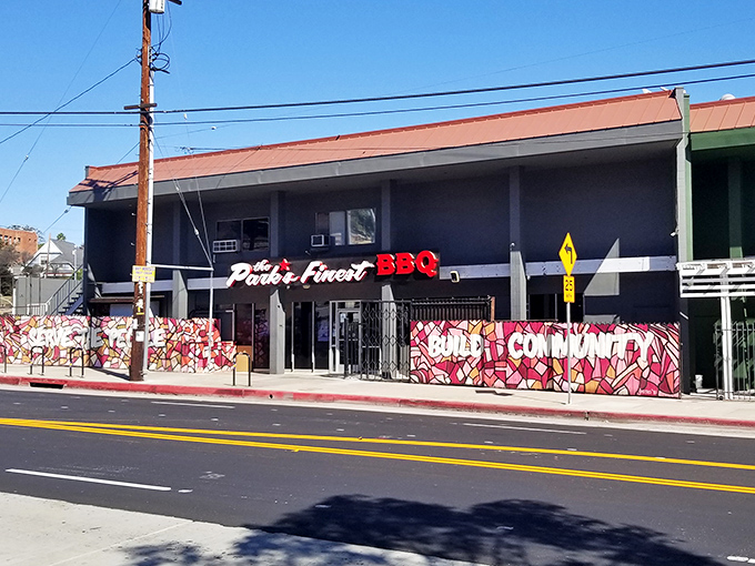 Urban BBQ perfection! The Park's Finest brings bold flavors and colorful flair to this LA neighborhood.