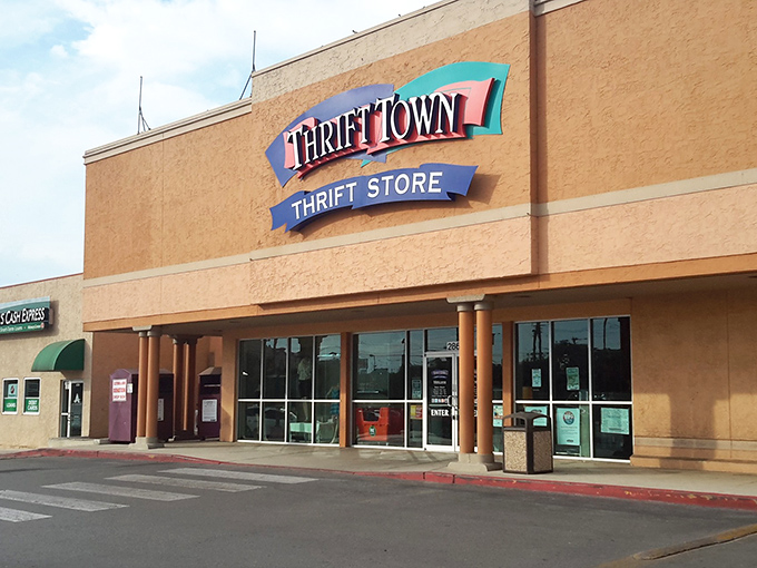 When your thrift store needs this much parking, you know you're in for serious treasure hunting.