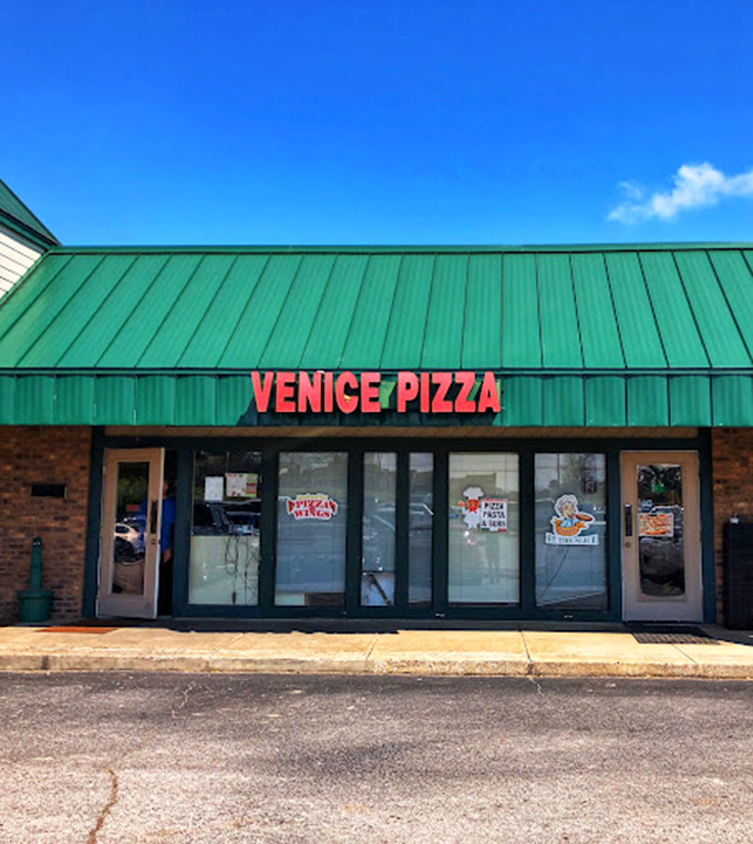 Behind that simple storefront lies pizza that'll make you forget every chain restaurant.