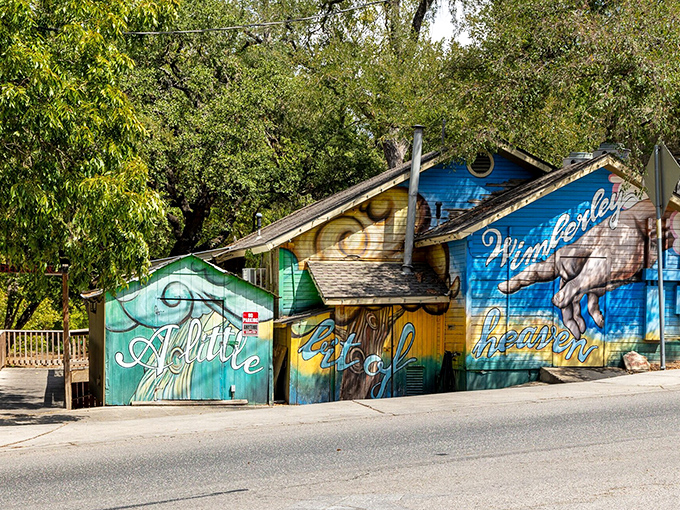 Wimberley's main street feels like stumbling into your favorite small-town movie set, complete with friendly storefronts.