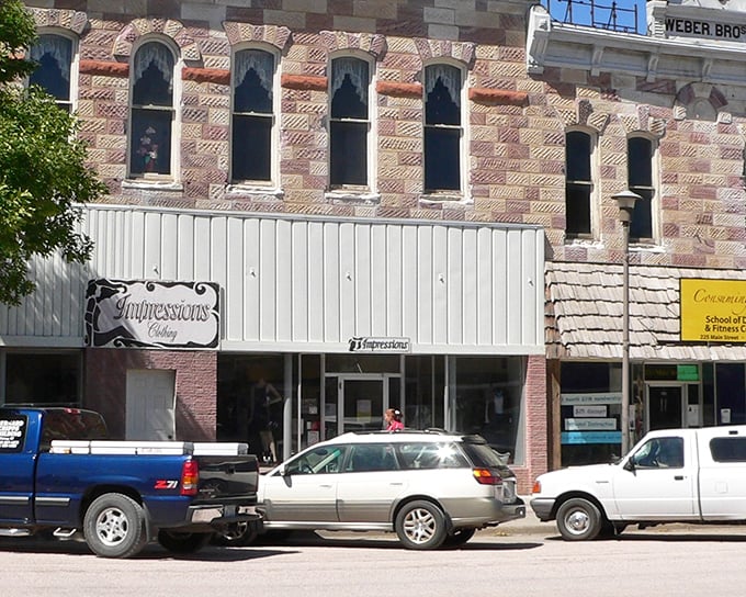 Historic storefronts like these don't come from a developer's blueprint &ndash; they're authentic chapters in Chadron's ongoing story.