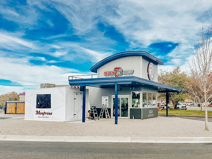Seven Brew Coffee represents the new Montrose&mdash;modern conveniences in a setting where you can still glimpse mountains from the drive-thru window. 