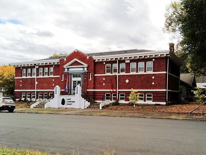 Art Center East brings culture to the countryside in this handsome brick building where creativity flows as freely as coffee at a writers' retreat.