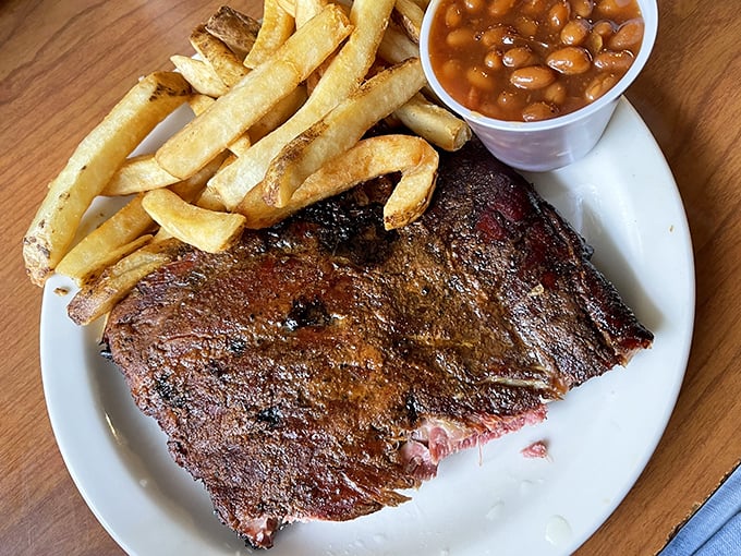 These aren't just ribs; they're edible evidence that patience is indeed a virtue. That smoke ring speaks volumes without saying a word.