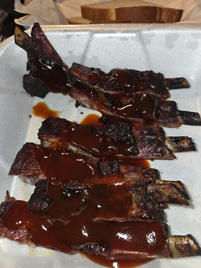 These ribs don't need a filter or a fancy introduction. The bark, the glaze, the perfect bite &ndash; this is what BBQ dreams are made of.