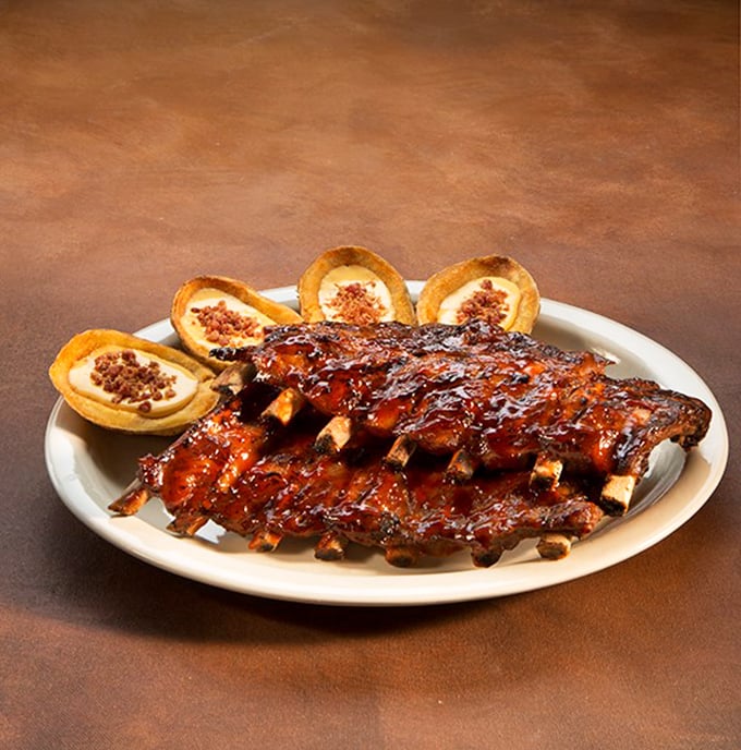 Behold, barbecue perfection on a plate. These ribs don't just fall off the bone&mdash;they practically leap into your mouth with glossy, caramelized urgency.