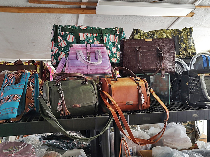 Handbag heaven for the fashionista on a budget. Yesterday's designer dreams at prices that won't require explaining to your spouse.