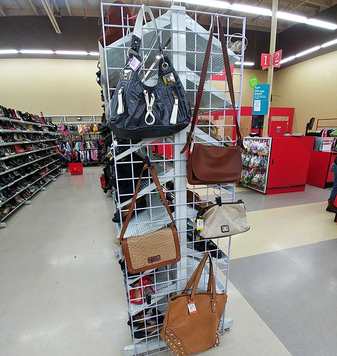 Handbag heaven for the budget-conscious fashionista. That cognac leather tote is practically begging for a coffee date downtown.