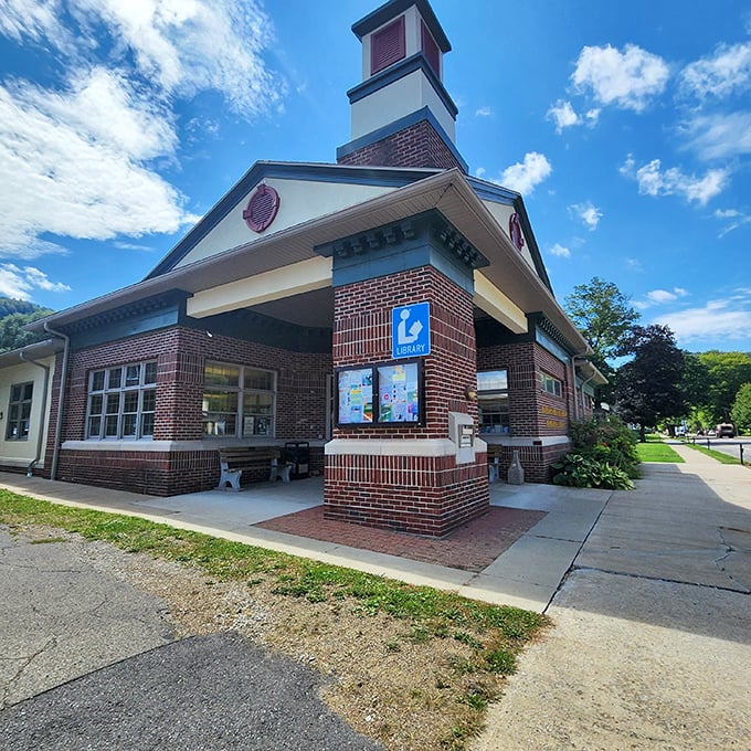 The Barbara M. Brown Memorial Library isn't just about books&mdash;it's a community living room where stories and friendships unfold beneath that charming cupola.