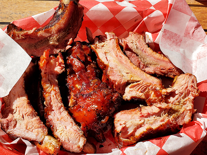 These ribs don't just fall off the bone&mdash;they practically leap into your mouth, leaving a trail of smoky evidence on your shirt.