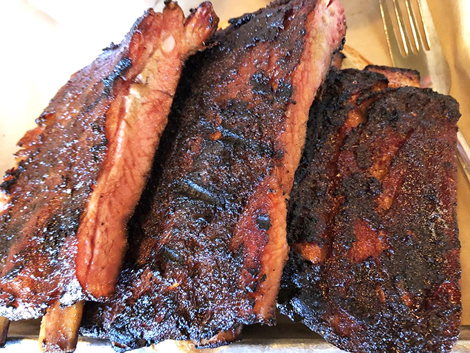 These ribs don't just fall off the bone&mdash;they practically leap into your mouth. The bark alone should be in a barbecue hall of fame.