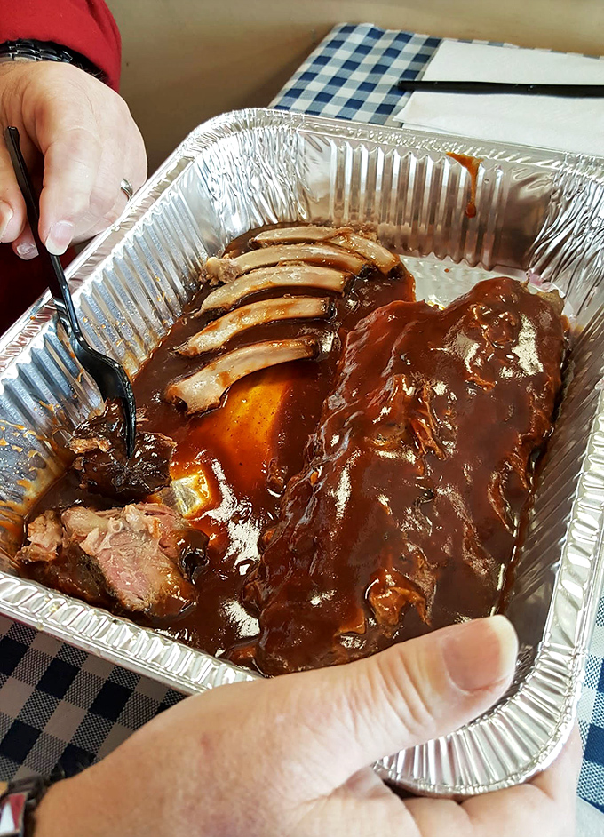 Saucy, succulent, and glistening with promise&mdash;these ribs don't just fall off the bone, they practically leap onto your fork.