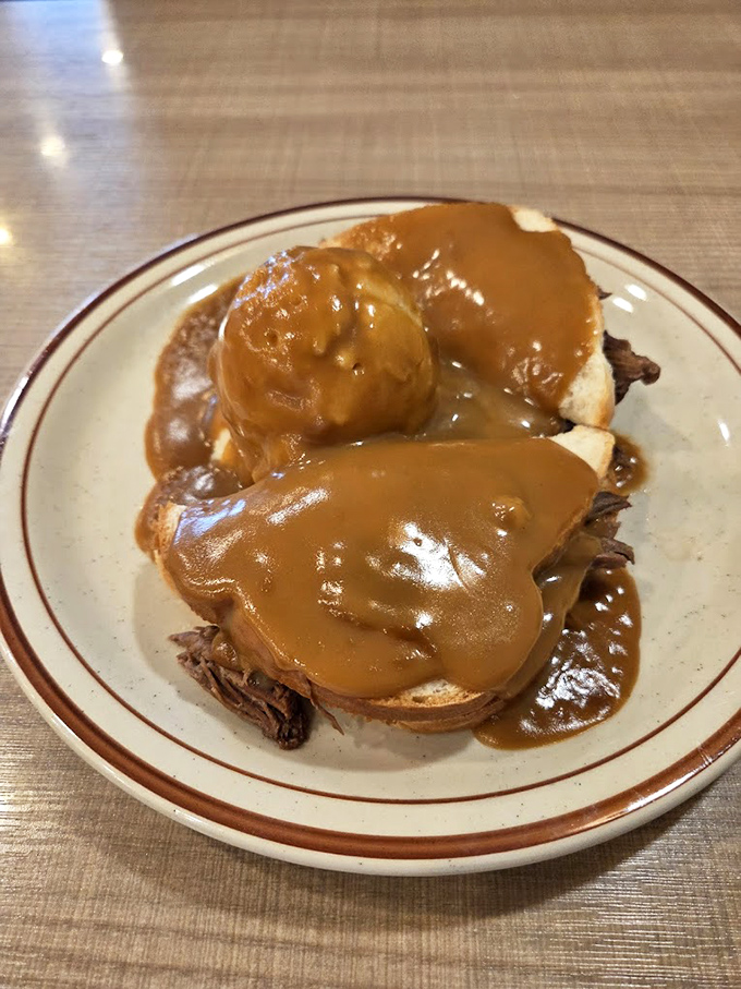 The legendary hot beef sandwich&mdash;where tender meat meets gravy in such perfect harmony, it deserves its own Spotify playlist.