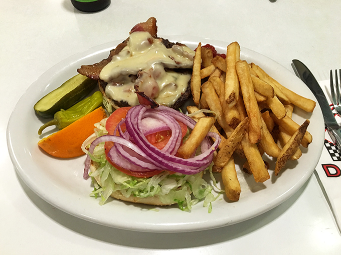 This isn't just a burger&mdash;it's the Blues Burger in all its melty, messy glory, where blue cheese doesn't sing the blues but makes you forget them.