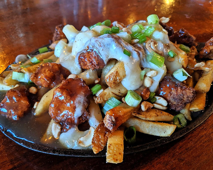 Breakfast poutine that makes Canadians nervous&mdash;crispy fries swimming in gravy with cheese curds melting into pockets of pure bliss.