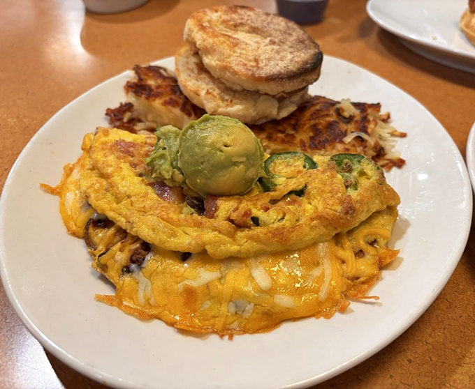 This plate could make a vegetarian reconsider their life choices &ndash; and that avocado is the cherry on top.