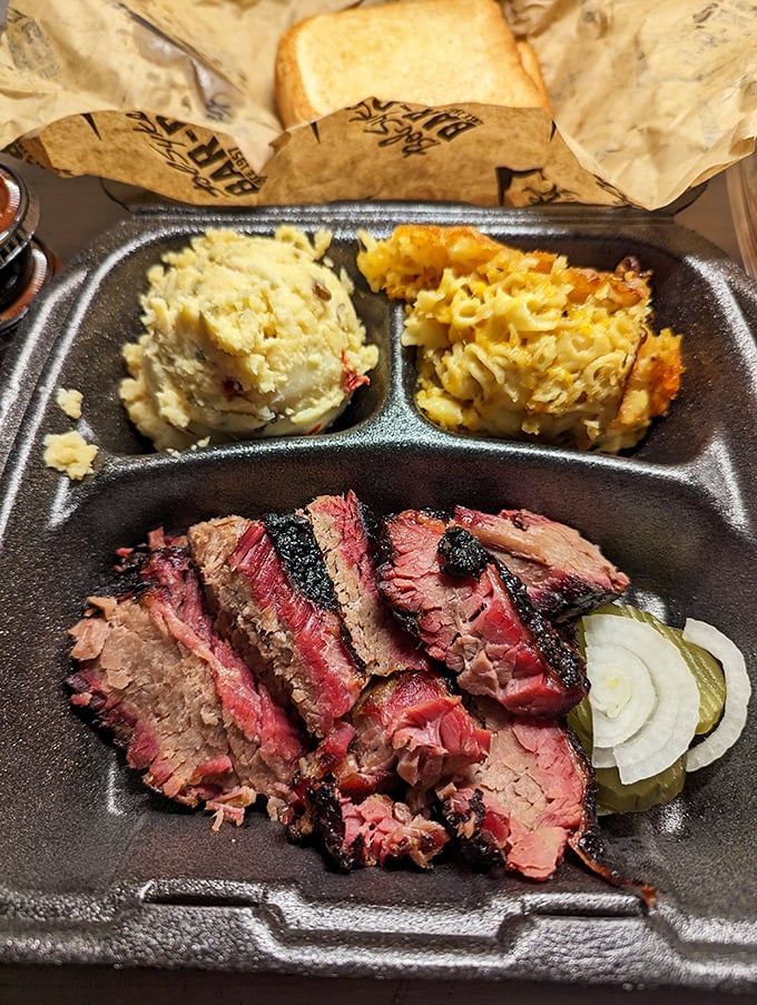 That pink smoke ring isn't makeup&mdash;it's the barbecue equivalent of a Rolex, signaling hours of patient smoking over real hickory wood. No shortcuts, just craftsmanship. 